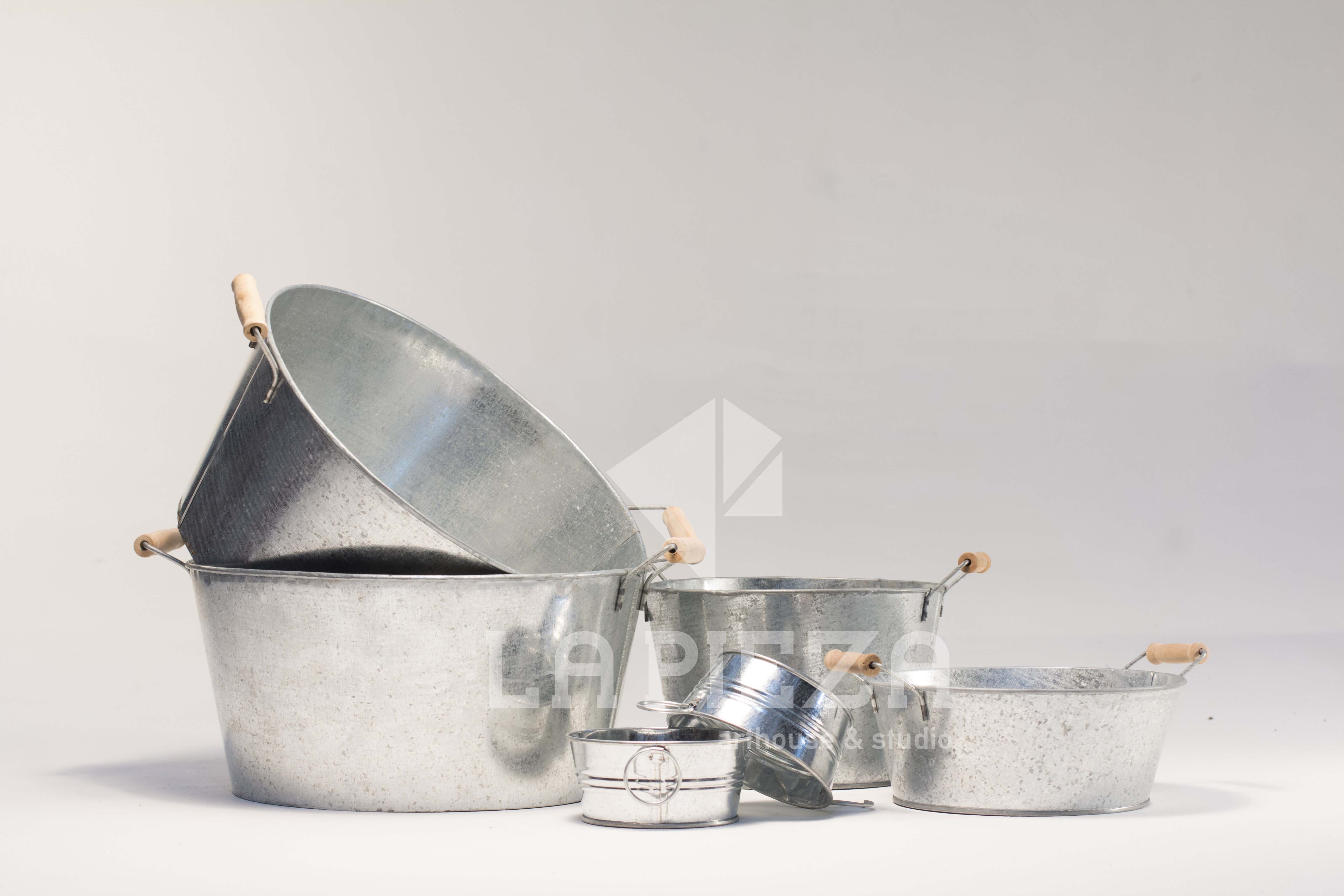 Recipientes redondos de aluminio – La Pieza